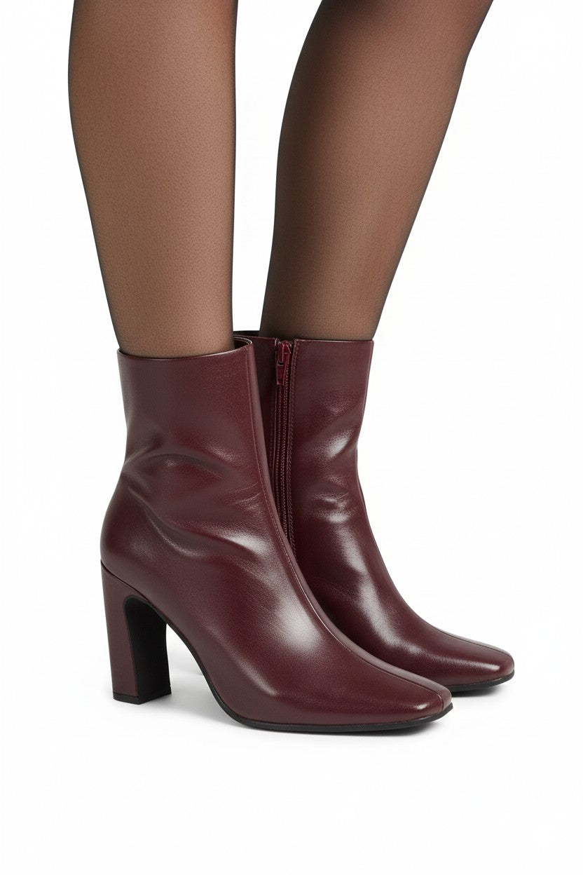 Block Booties – Turquoise & Tines