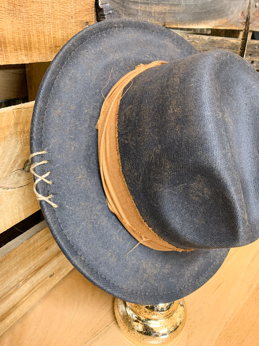 Santa Fe Rust Hat – Turquoise & Tines